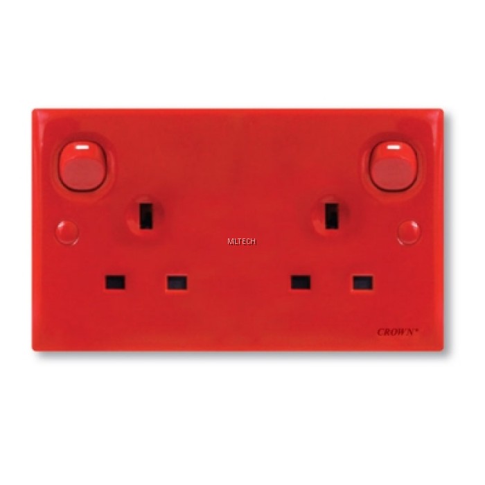 Flush Sockets - 13A Twin Flush Switches Socket Outlet