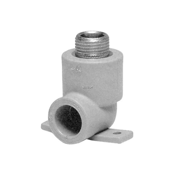 Aquasystem (PPR) Threaded 90º Elbow C/W Bracket